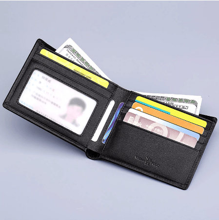 CARTEIRA WILLIAM POLO EM COURO LEGÍTIMO MODELO WHEAT