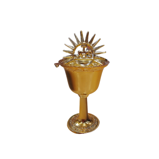 Cáliz Dorado Plástico Hostia Comunión Souvenir