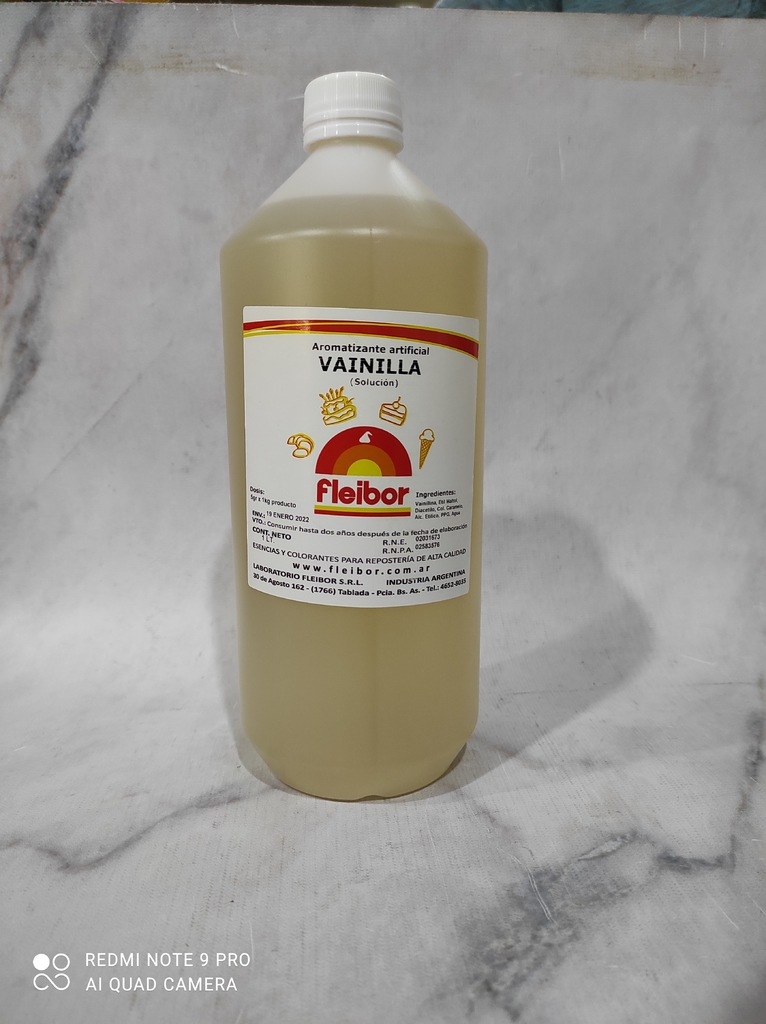 Vainilla incolora fleibor x 1 litro - DULCE ESQUINA