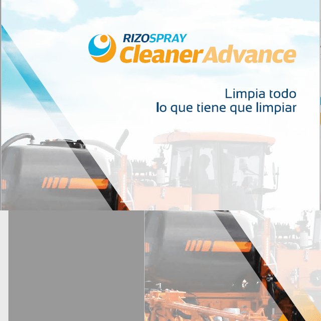 Rizospray Cleaner Advance limpiador de equipos pulverizadores