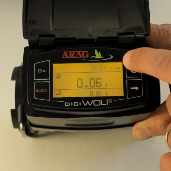 Caudalímetro de carga Digi Wolf 12V 40 a 800 Lts/Min