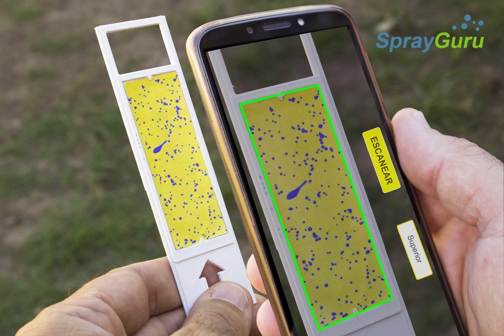 Software escaneo tarjetas Spray Guru - GeoSpray