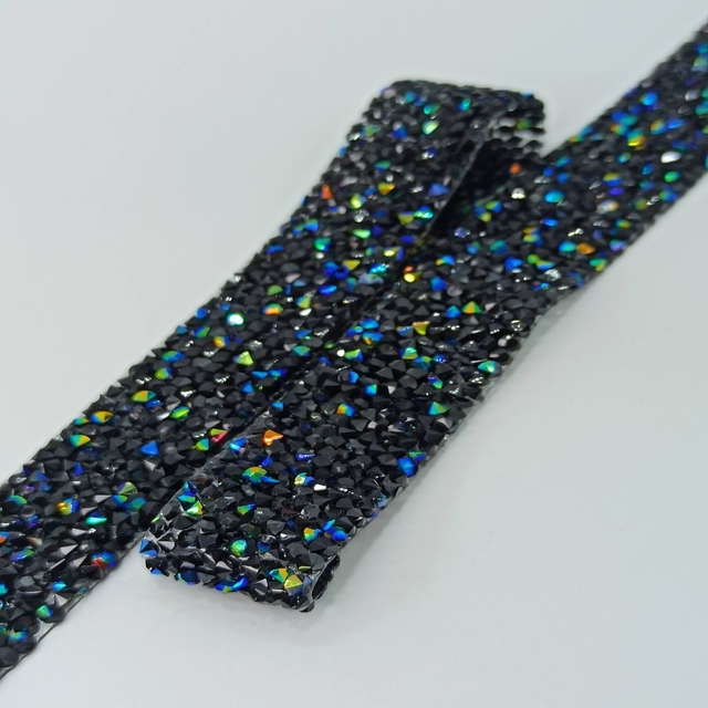 Tira de strass 2cm x 40cm - Comprar em Hellemimports