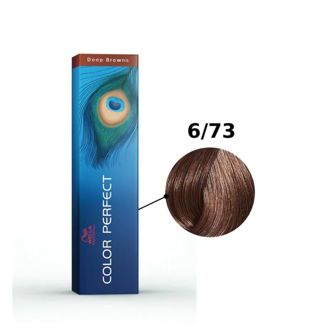 Col, Wella C. Perfect 60ml - Cor 6/73 Lou. Esc. Marr. Dour. - Kicheiro