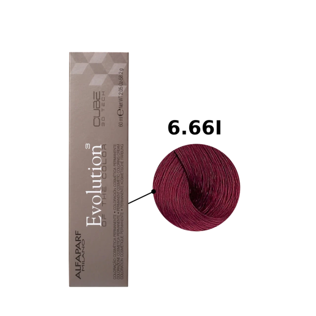 Coloração Alfaparf Evolution Of The Color 60ml - Cor 6.66I Louro Escuro ...