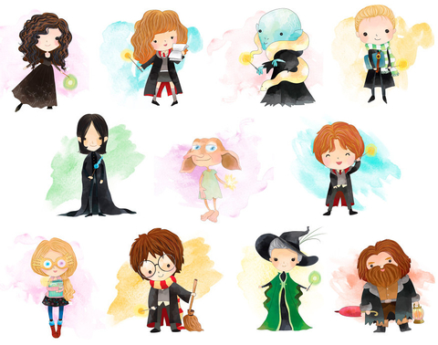 Hoja de Elementos Harry Potter 2 - Comprar en Scrapear