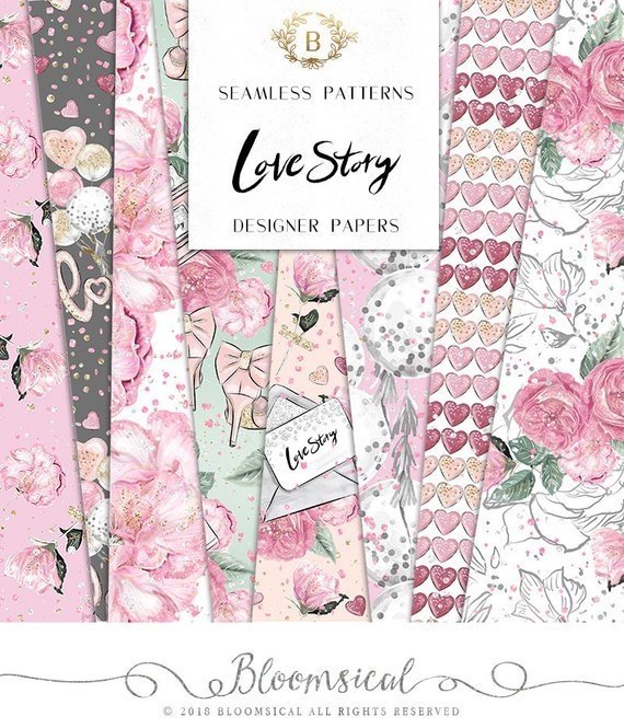 Colección Love Story Bloomsical - Comprar en Scrapear