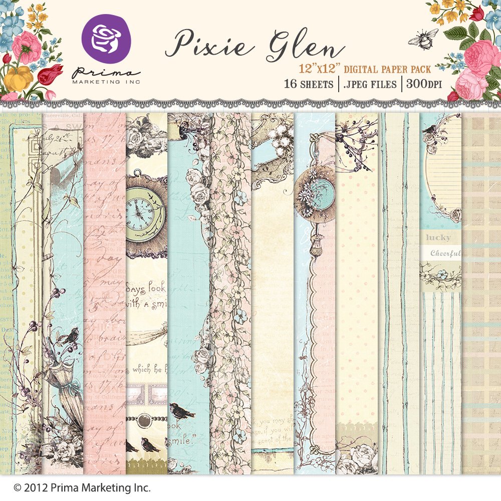 Colección Pixie Glen Prima - Comprar en Scrapear