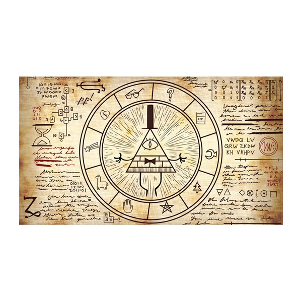 Mapa Bill Cypher - Gravity Falls - COKETACOKETO