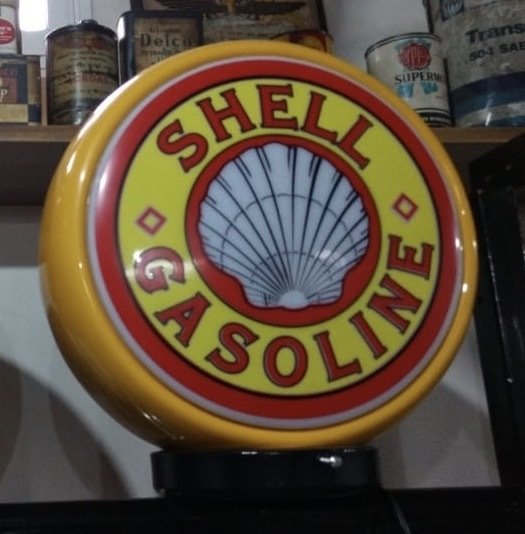 Bocha de surtidor Shell Gasoline - Antique Carteles