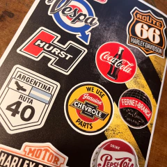 Set 10 calcos UV N7 super resistentes