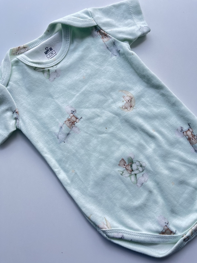 Body verde agua ositos T9m - Comprar en Indy circular