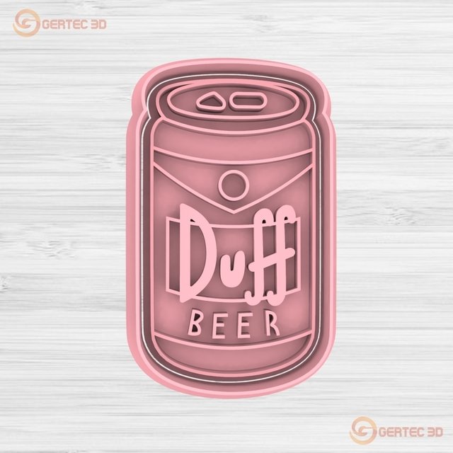 LATA DUFF BEER Cortante + Stamp - Comprar en GERTEC3D