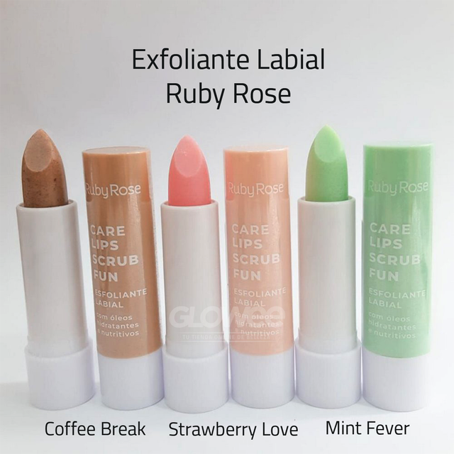 Nuevo Exfoliante Labial - Care Lips Scrub Fun - Ruby Rose Original - Coffee Break