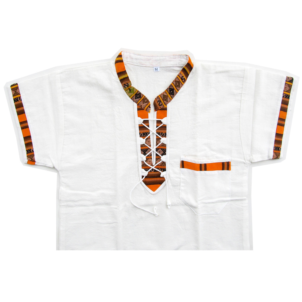 camisa de aguayo andina