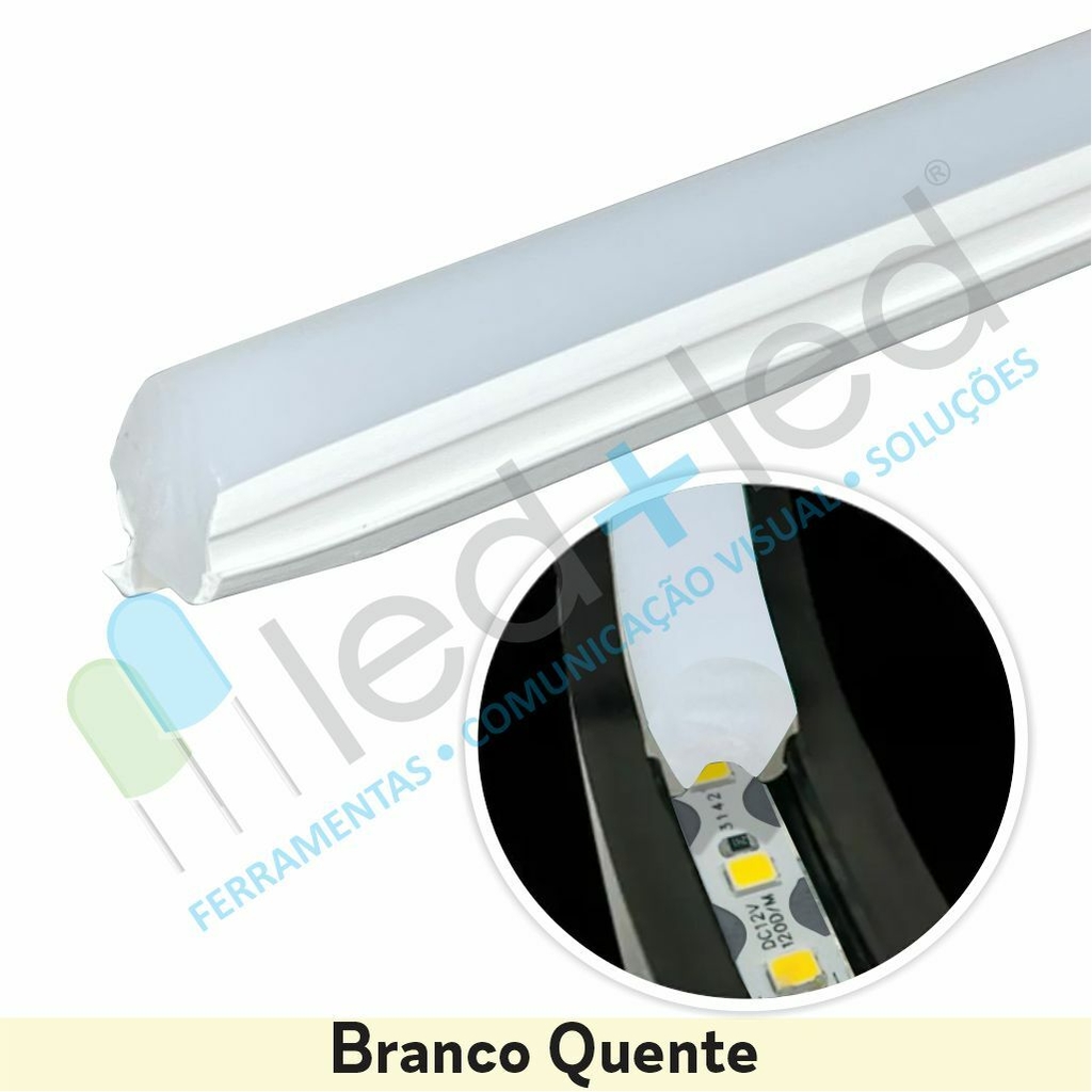 Neon LED 6mm Segunda Geracao com Fita LED de Encaixe prático e rápid