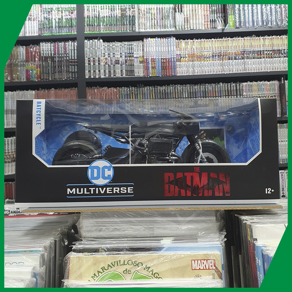 McFarlane Toys Batcycle THE BATMAN - Polybius
