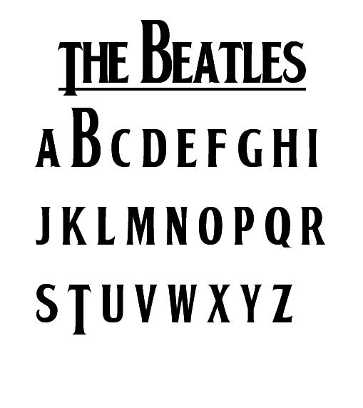 Set Abecedario Beatles