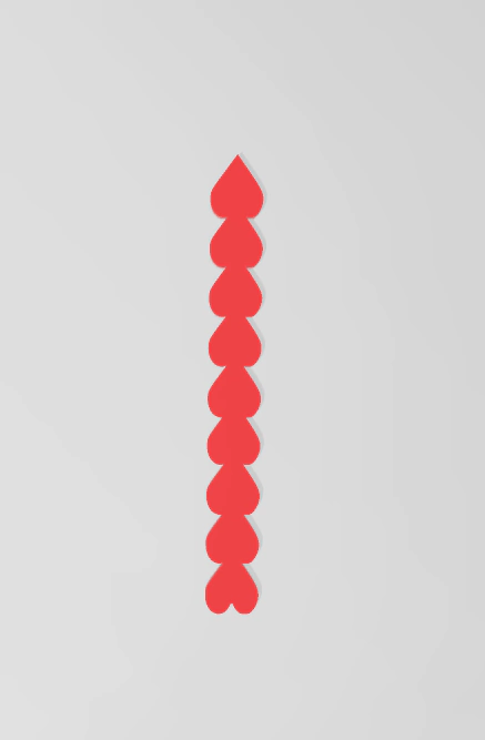 Palito Corazón para Icepop