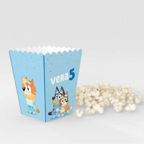Box para Popcorn Bluey - Comprar en Ninita