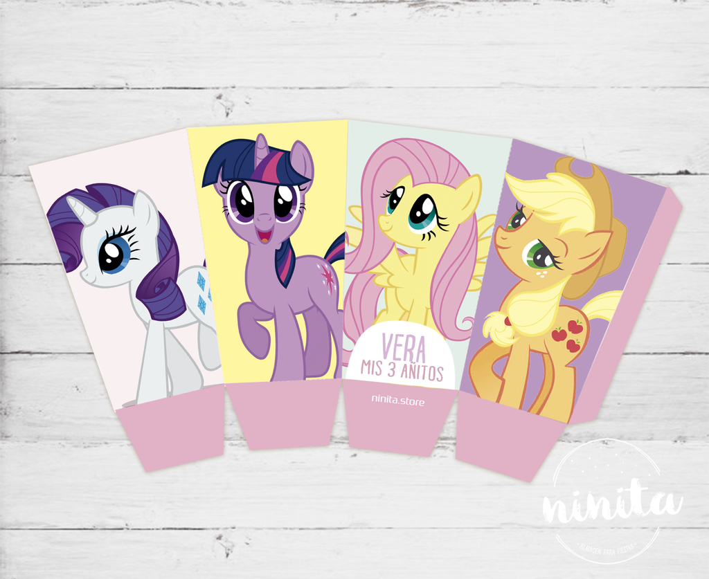 Box para Popcorn My Little Pony - Comprar en Ninita