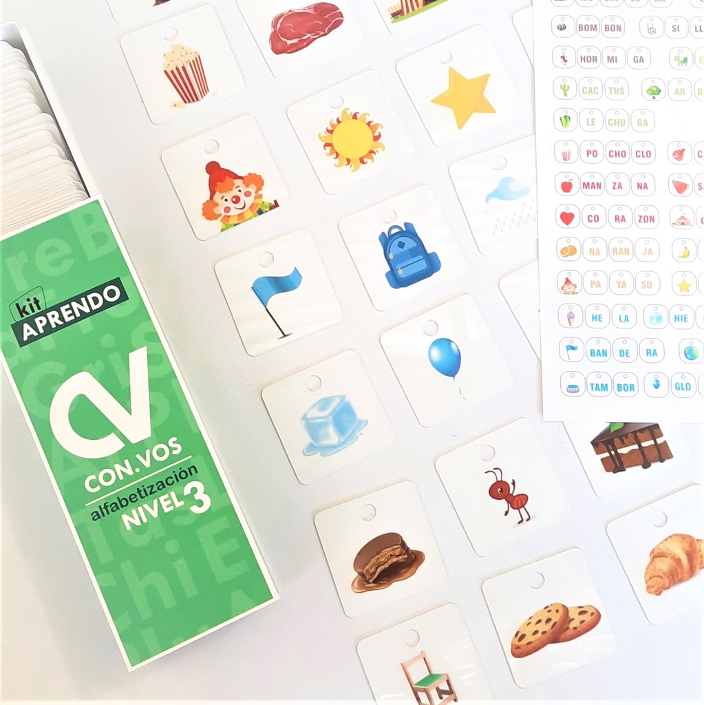 Set ALFABETIZACION 3 (Kit APRENDO) - Comprar en CON.VOS