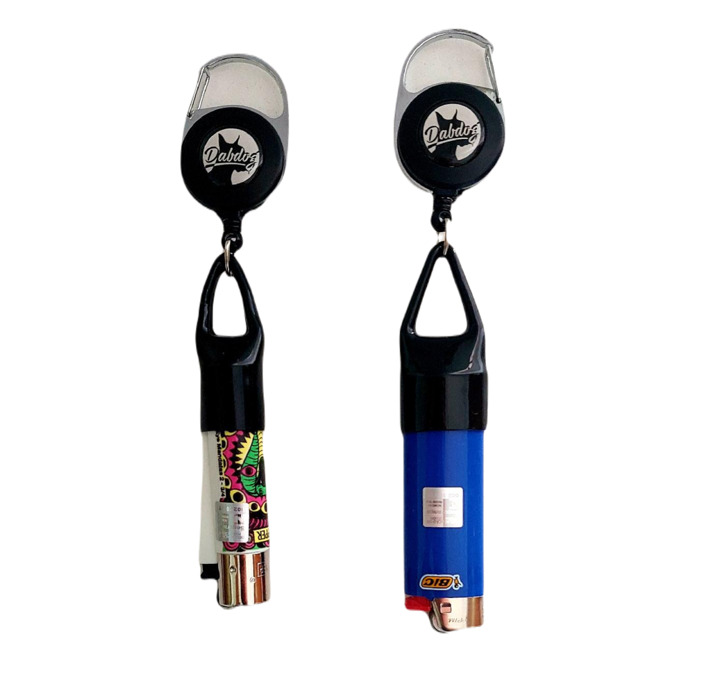 Porta Isqueiro Retrátil Anti Furto Chaveiro Dabdog