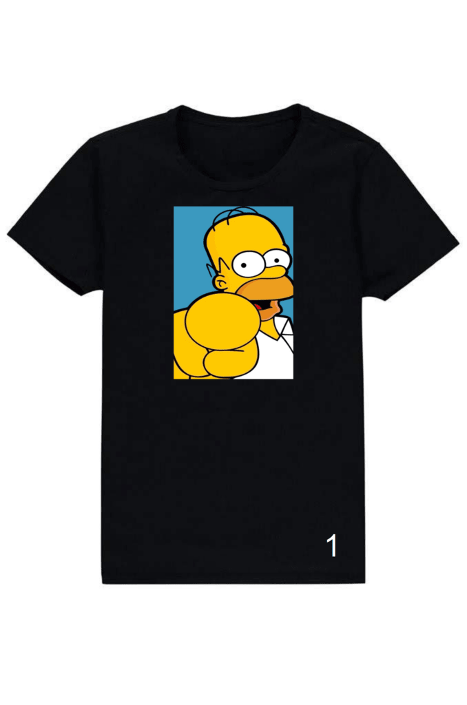 Remera Homero Negras - Comprar en Remeras Fandom