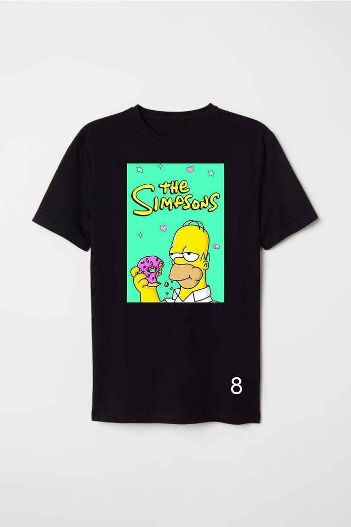 Remera Homero Negras - Comprar en Remeras Fandom