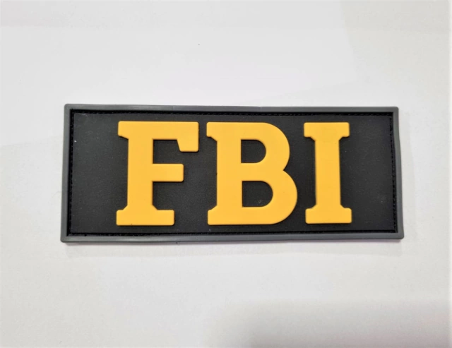 PATCH FBI PRETO/AMARELO EMBORRACHADO