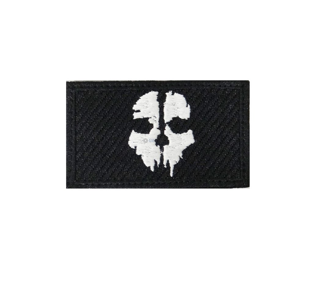 PATCH GHOST PRETO BORDADO