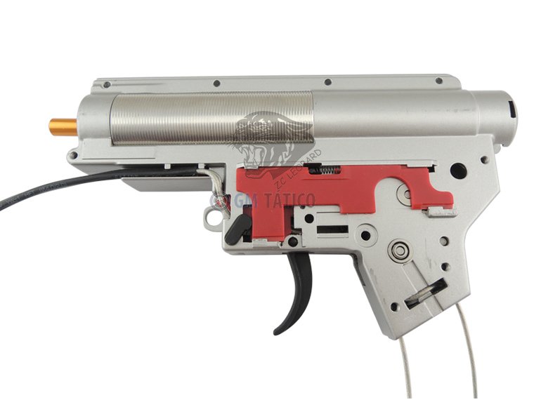 GEARBOX PARA AIRSOFT ZC EM METAL VER.2 QD HÍBRIDA