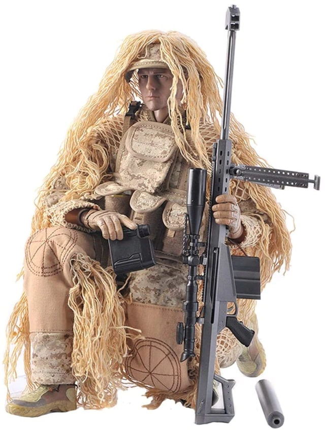 BONECO TÁTICO SNIPER ELITE DESERT MARPAT