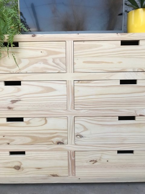 Comoda industrial c/ corredera metalica