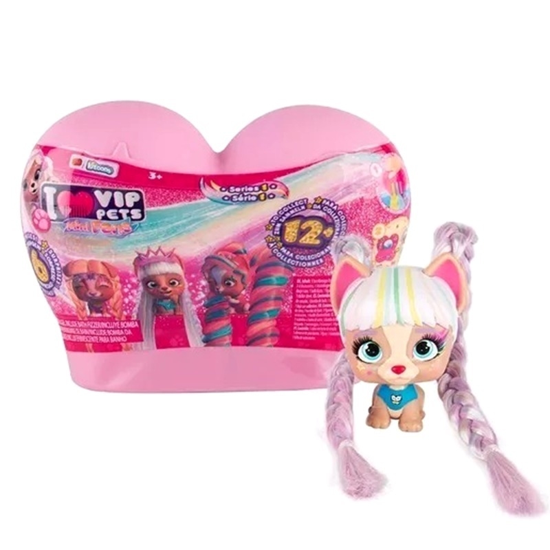 VIP PETS MUÑECA GLITTER TWIST MINI FANS - WABRO (97963)