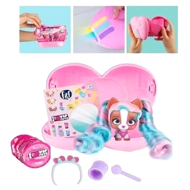 VIP PETS MUÑECA GLITTER TWIST MINI FANS - WABRO (97963)