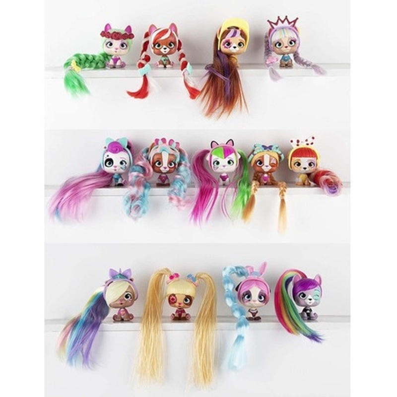 VIP PETS MUÑECA GLITTER TWIST MINI FANS - WABRO (97963)