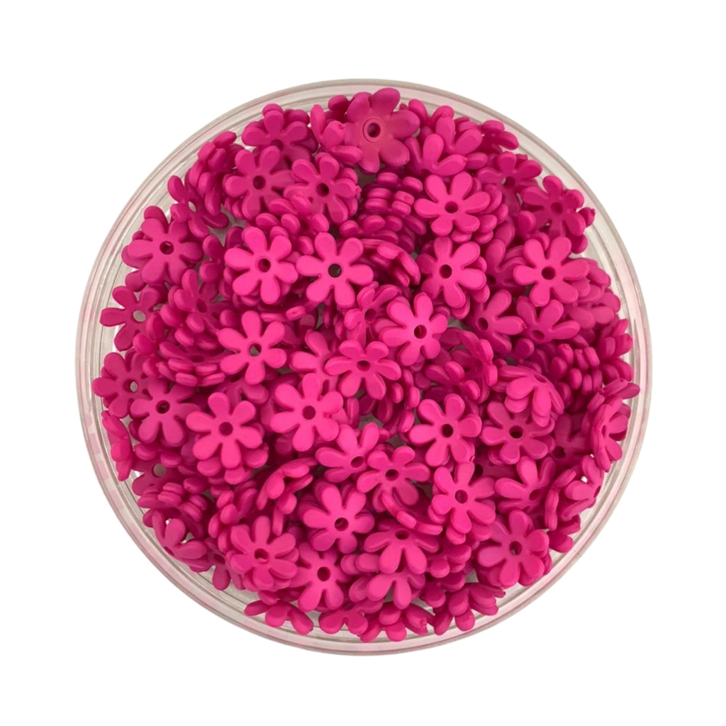 FLOR ARAMADO PINK FOSCA - 13MM - 10 GRAMAS