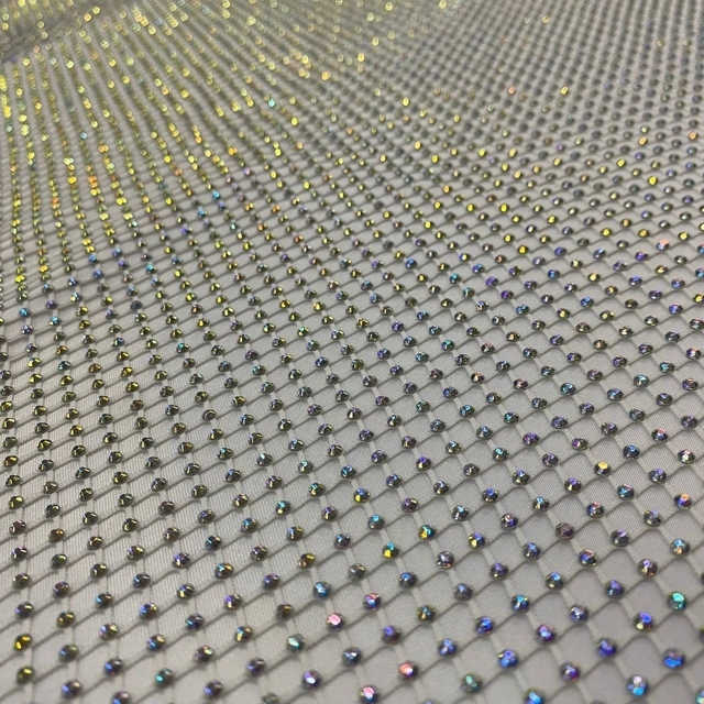 Tela com Strass holográfico Branco