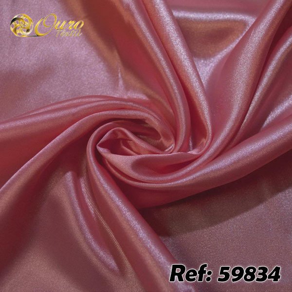 Tecido Cetim Charmeuse Rosa Forte