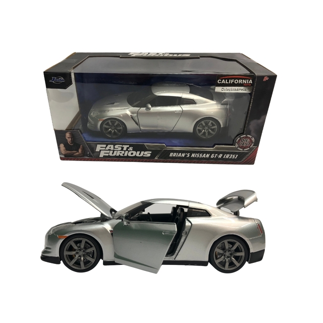 Brian's Nissan Gtr R35 Velozes e Furiosos 1:24 Jada