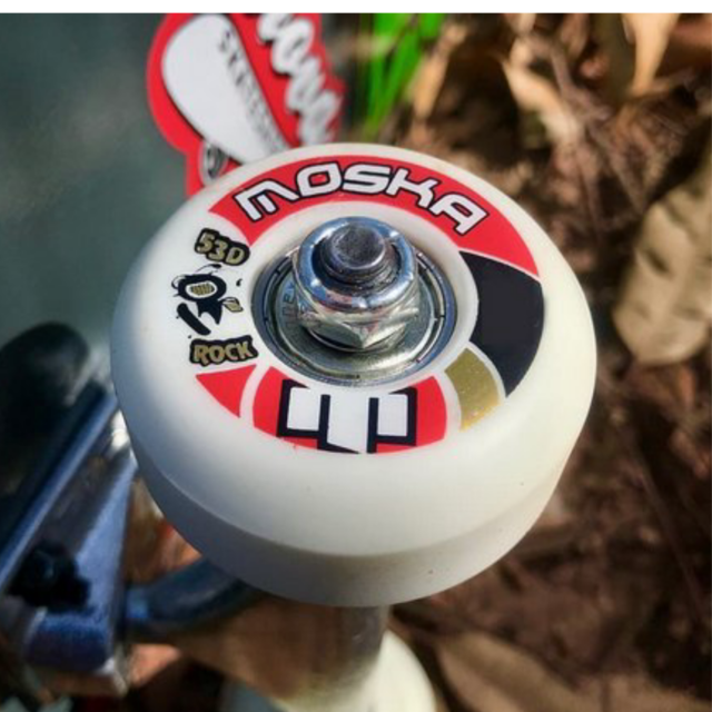 Roda Moska Rock 54mm 53D - Branca