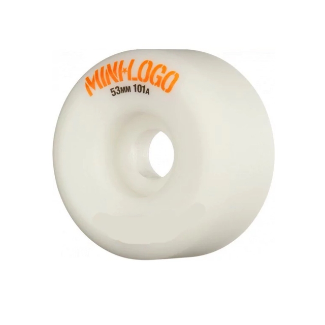 Roda Mini Logo 53m 101a | A-CUT - Branca