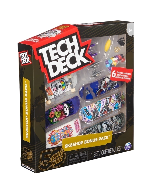 Kit Fingerboard TECH DECK Skate de Dedo , SANTA CRUZ