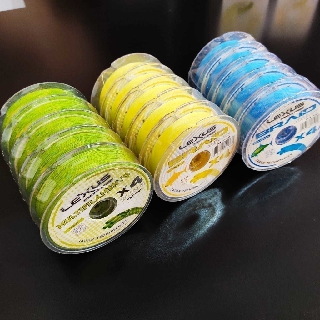 MULTIFILAMENTO LEXUS BRAID 4 HEBRAS X 100 MTS