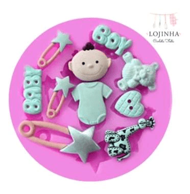 Molde Baby Shower 3 - Comprar em Carlota Festa