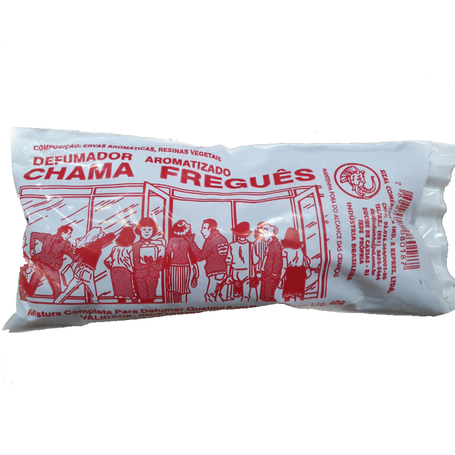 Defumador queima sem brasa Chama Freguês