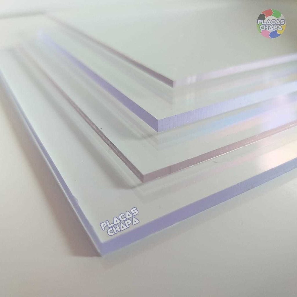 Placa PS Cristal Poliestireno 1,5mm