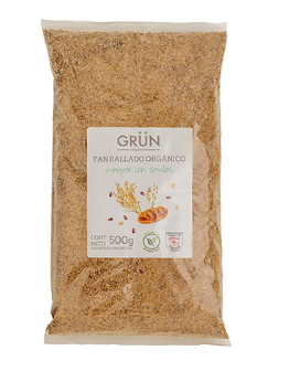 Grun Pan Rallado Integral Organico 500g - Tienda NOVA