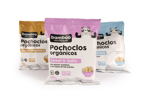 Bamboo Pochoclos Orgánicos 40gr - Tienda NOVA